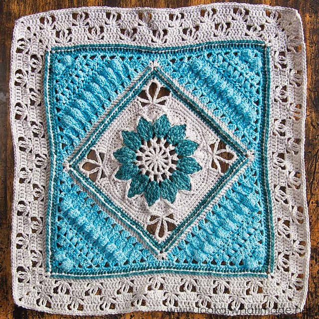 [Free Pattern] Large Crochet Square - Crochet Fashion