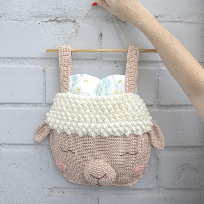 Sheep Diaper Rack - Crochet Fashion
